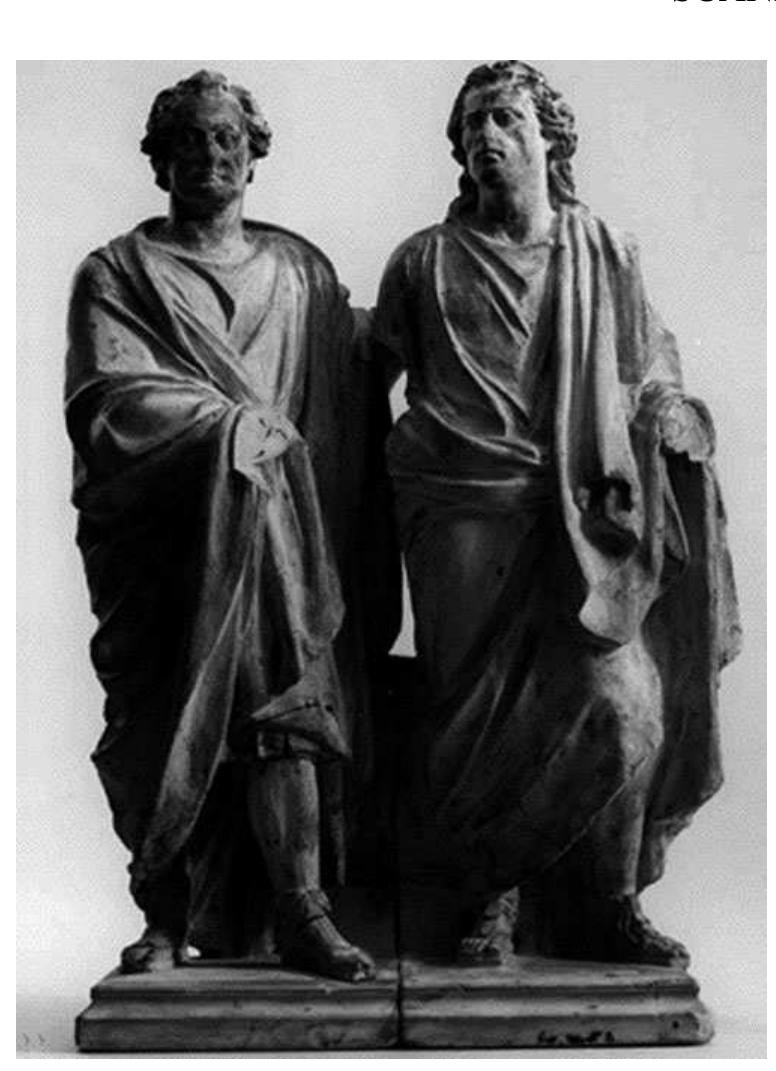 Christian daniel rauch’s model for the “goethe-schiller-