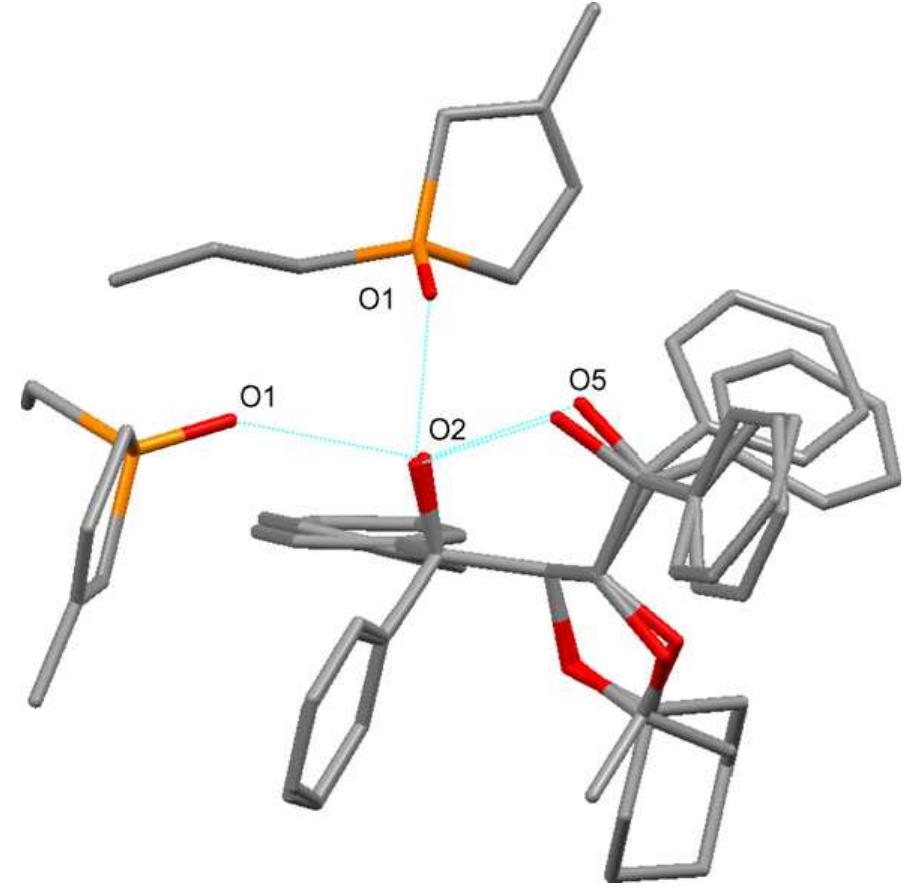 Structure overlays on the c8—-c9-c10 atoms of le-3 and 1f.2
