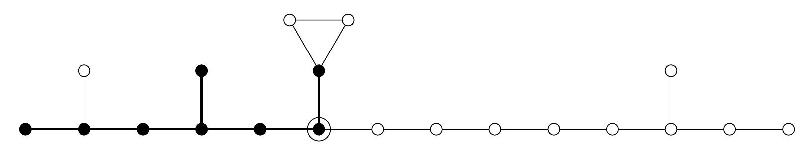 We identify a fiber of type e7, and move to the associated