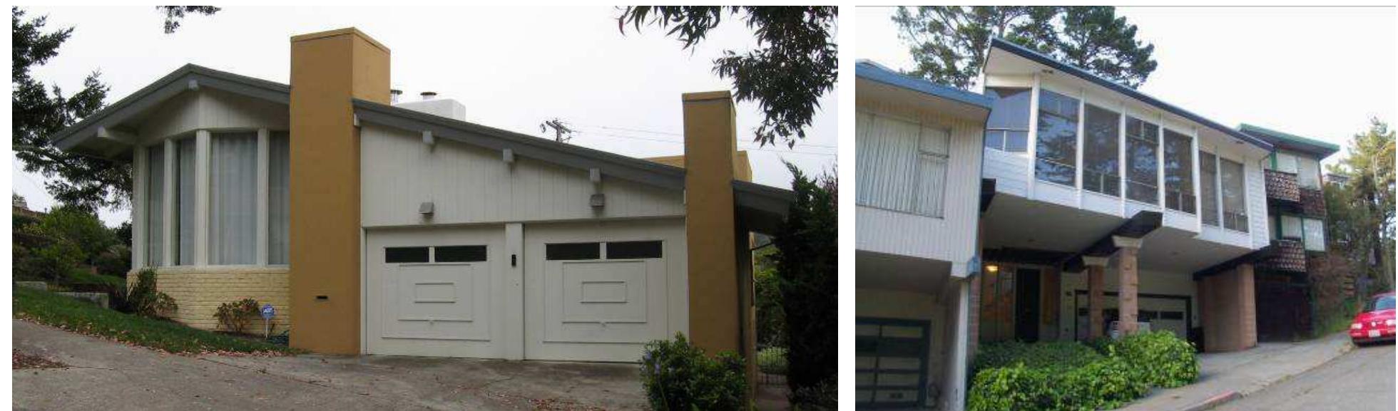 Examples of architect-designed midcentury modern residential