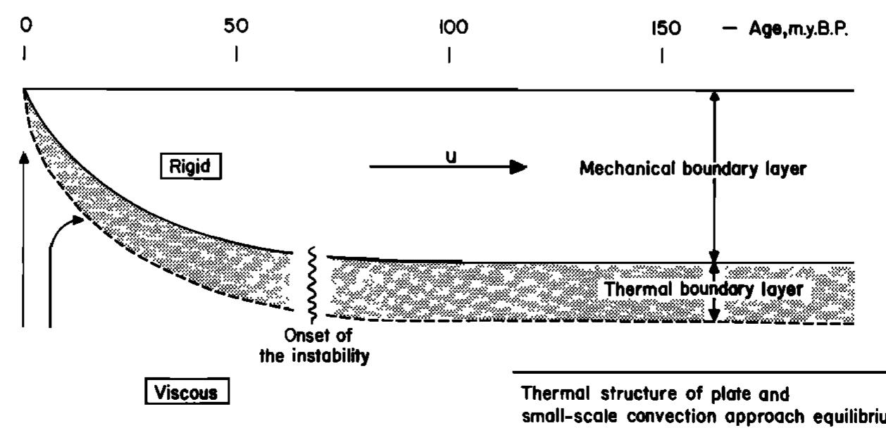Schematic diagram showing the division of the plate into