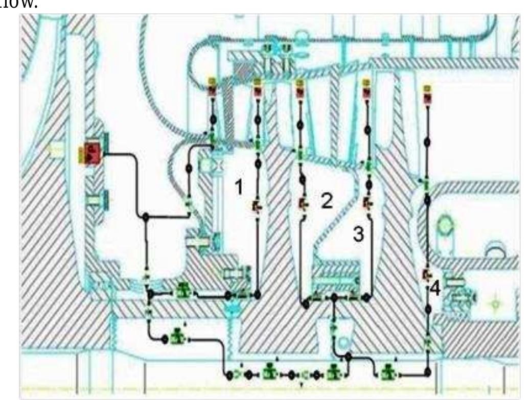 flowmaster v7 model sketch showing secondary air path