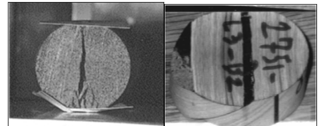 Typical failure modes in tensile test tensile strength is