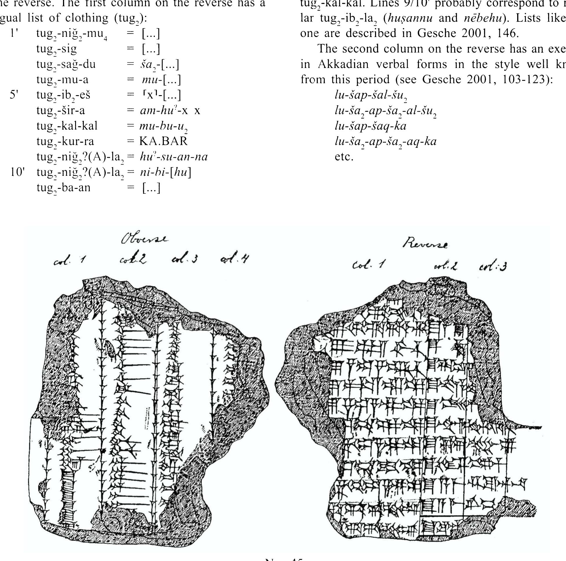 4 concordance of museum numbers