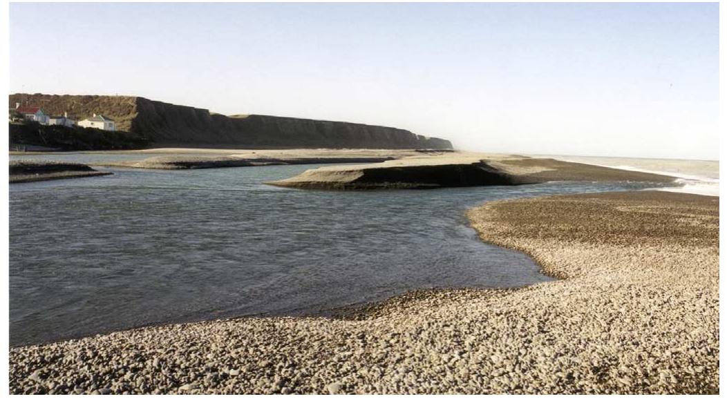 Coastal erosion and fluvial incision during transgression