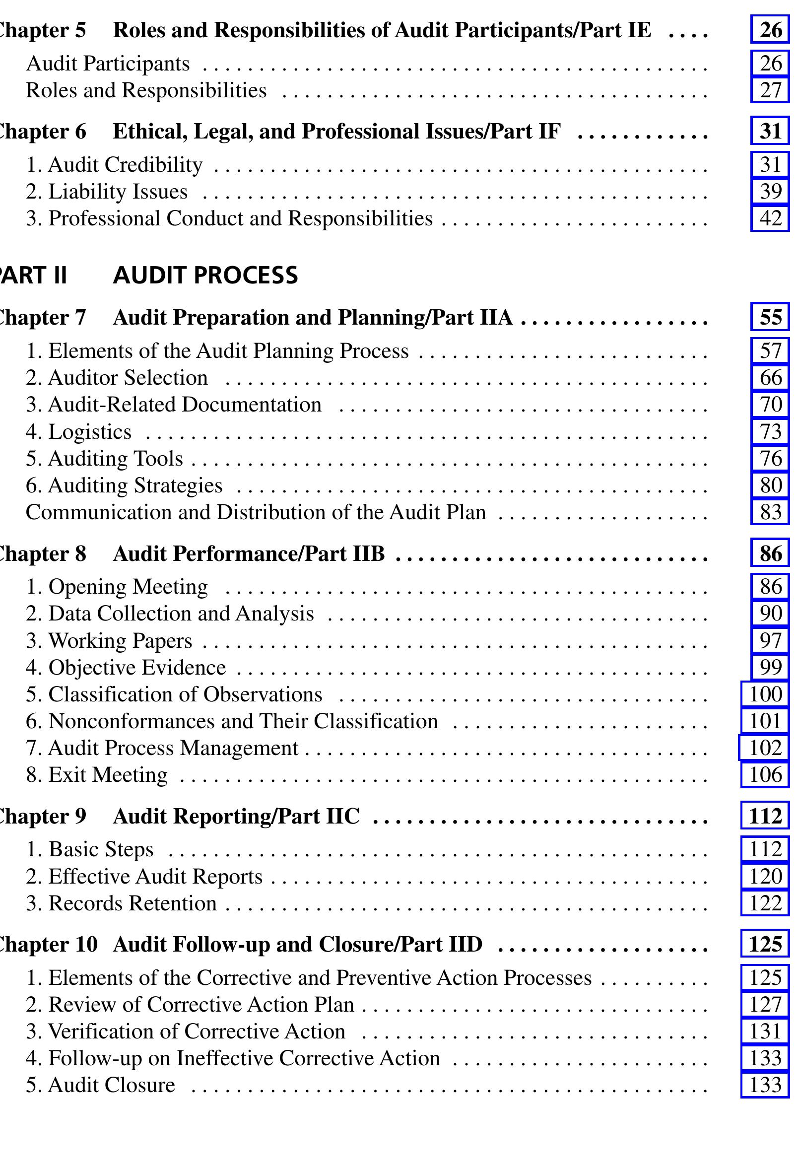 Figure 2 - The ASQ Auditing Handbook