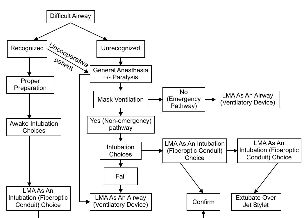 The laryngeal mask airway and the asa difficult airway