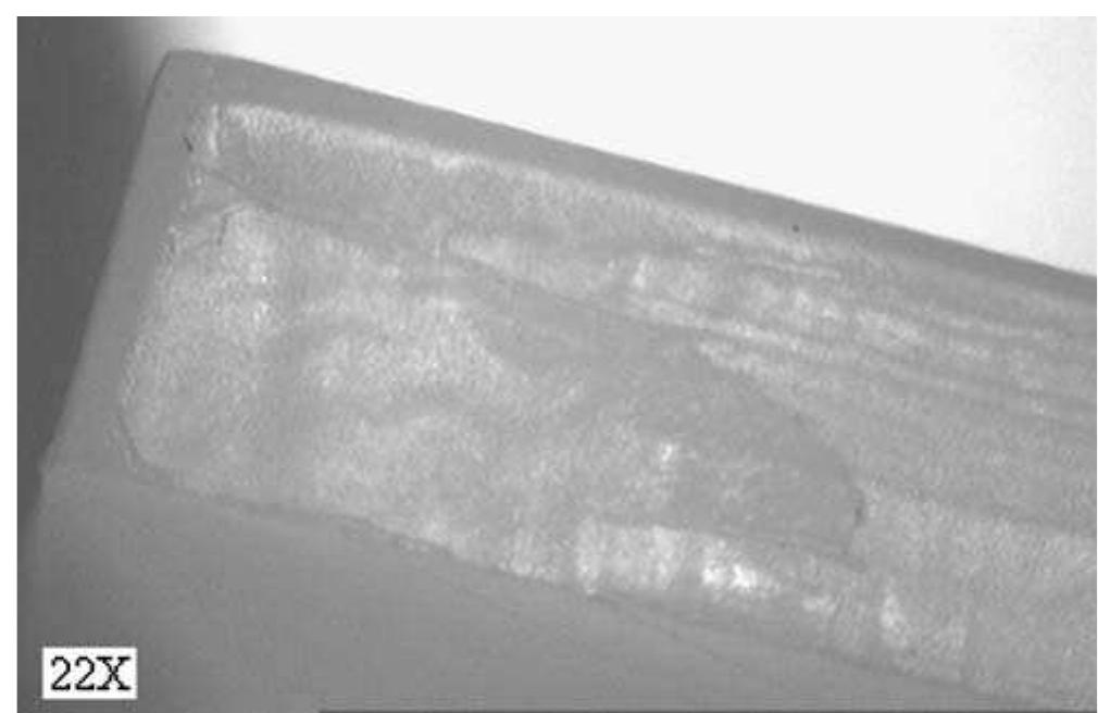 Typical surface defects of a square specimen fig. 5 a
