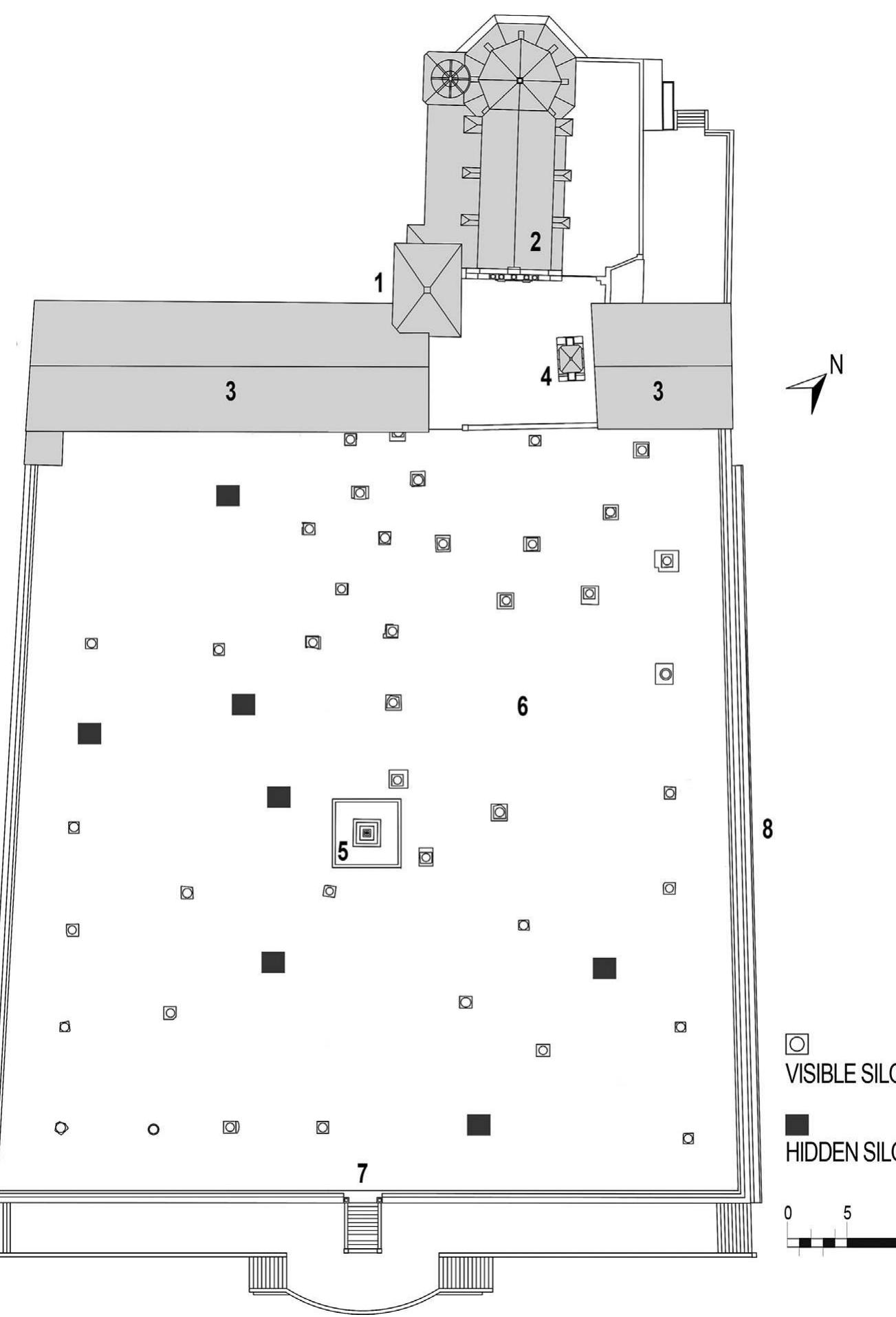 Detailed map of the valencian silos. it shows the 48 silo