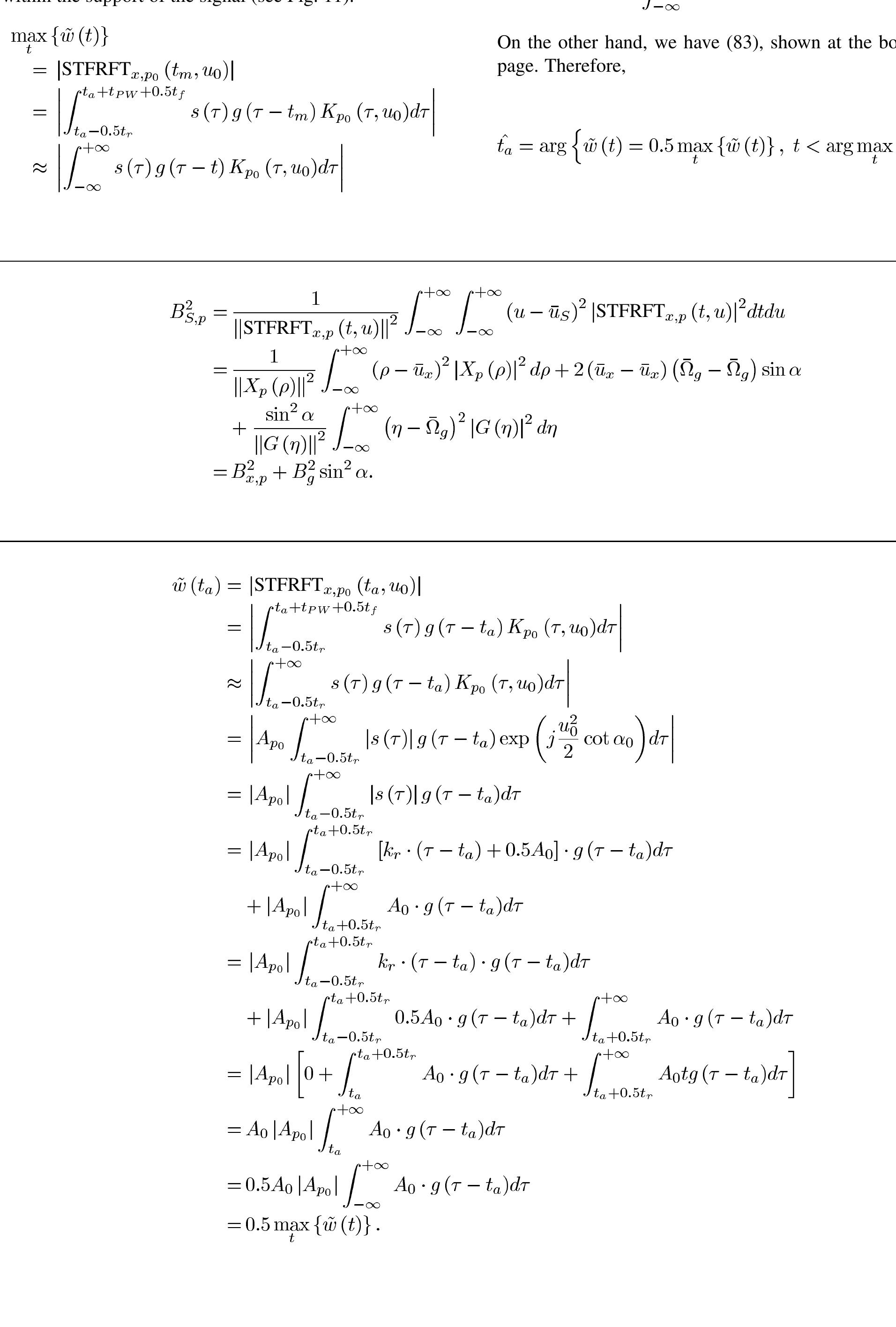 Figure 12 Short Time Fractional Fourier Transform And Its