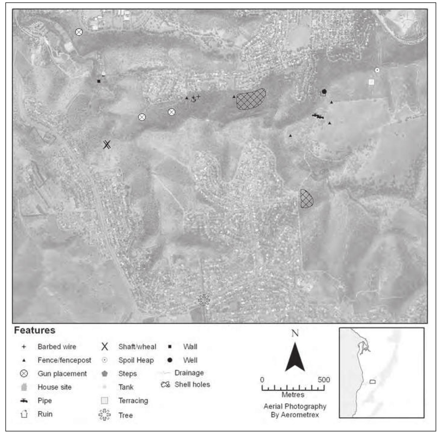 6 gis map of the sturt gorge showing the sites referred to