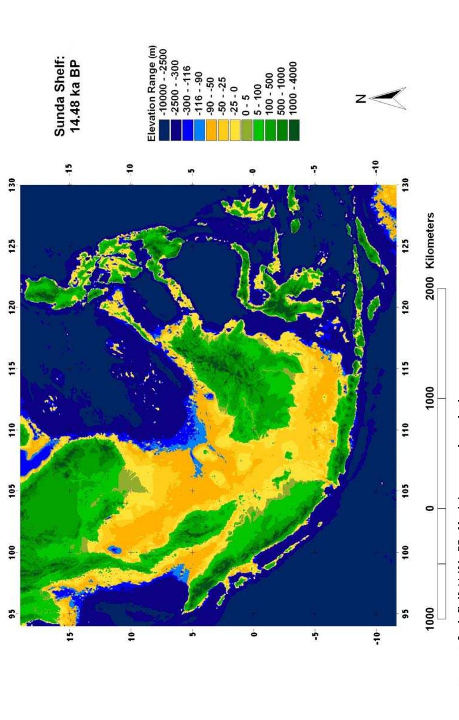 Figure 8 - Maps of Holocene sea level transgression and