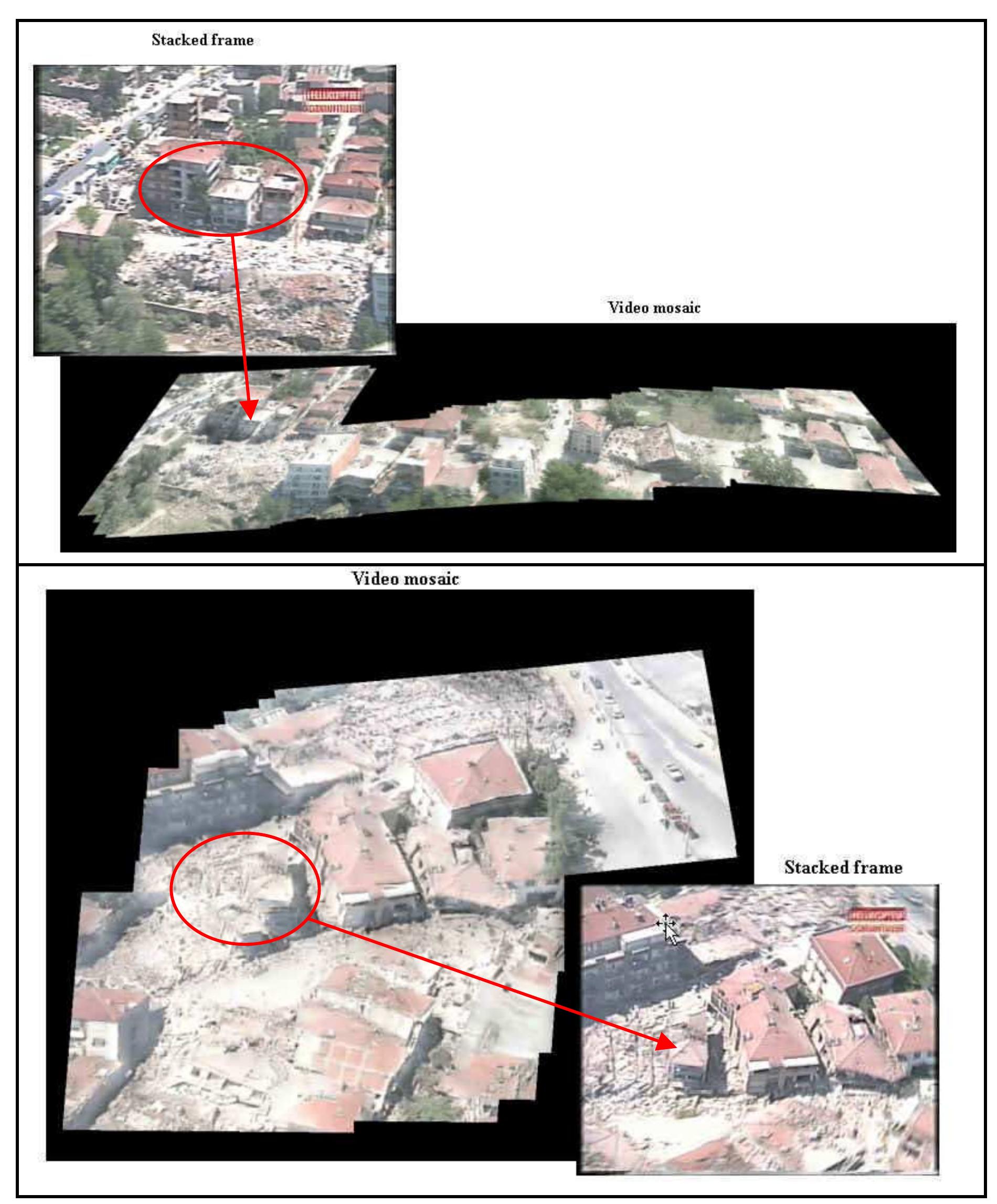 Figure 66 - Post-earthquake damage assessment using
