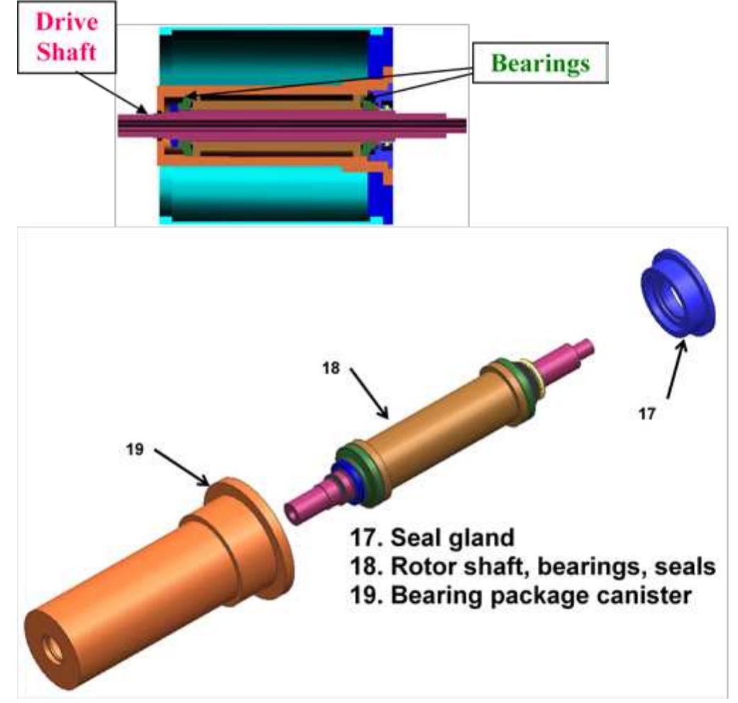 Figure 4 - Marine hydrokinetic turbine power-take-off design