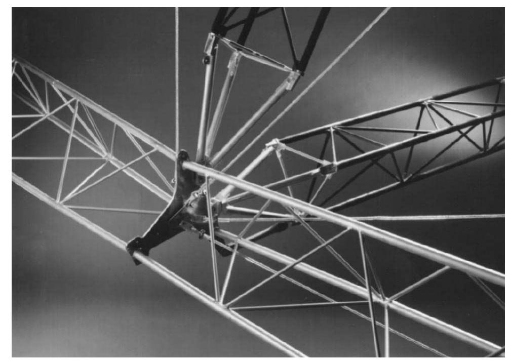Beam-like truss structures of the new zeppelin (courtesy of