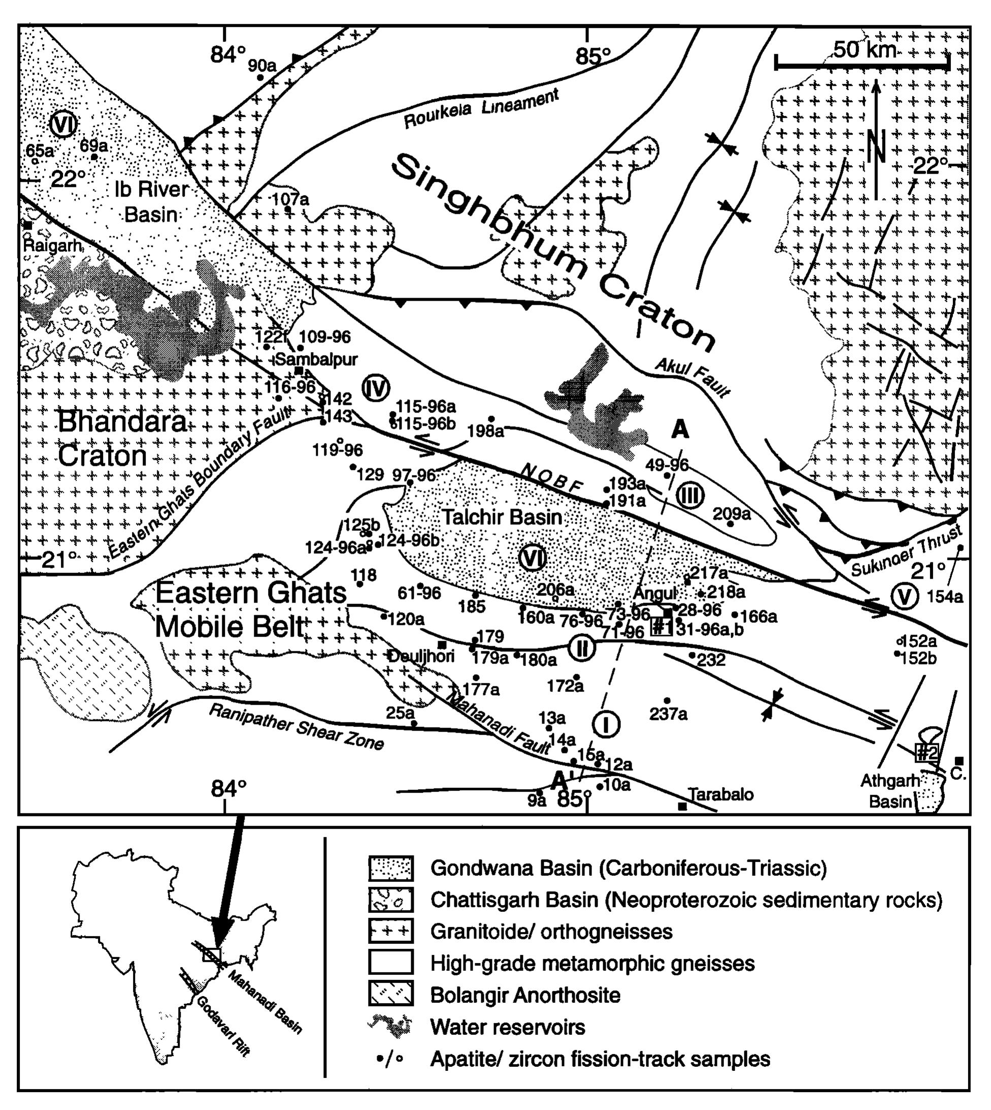 Location map of study area after nash et al. [1996]