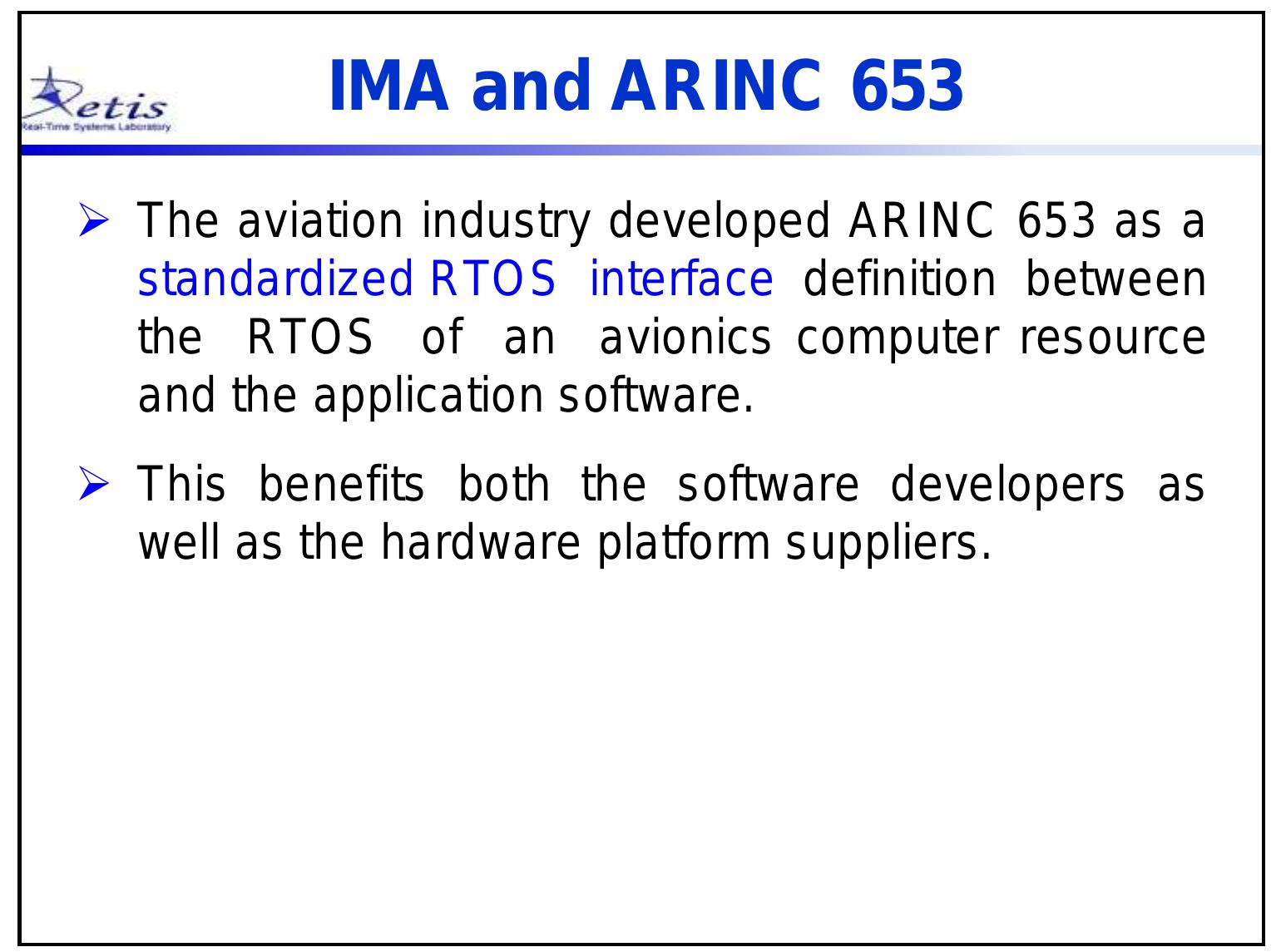 (PDF) ARINC 653 introduction