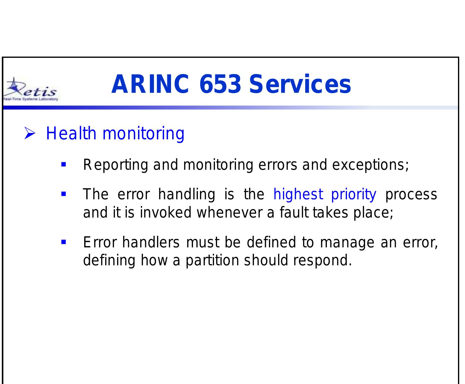 (PDF) ARINC 653 introduction