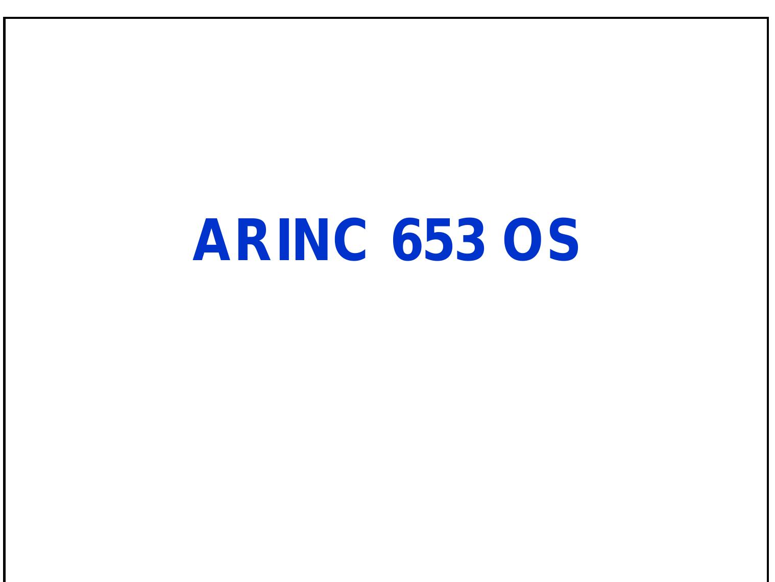 (PDF) ARINC 653 introduction