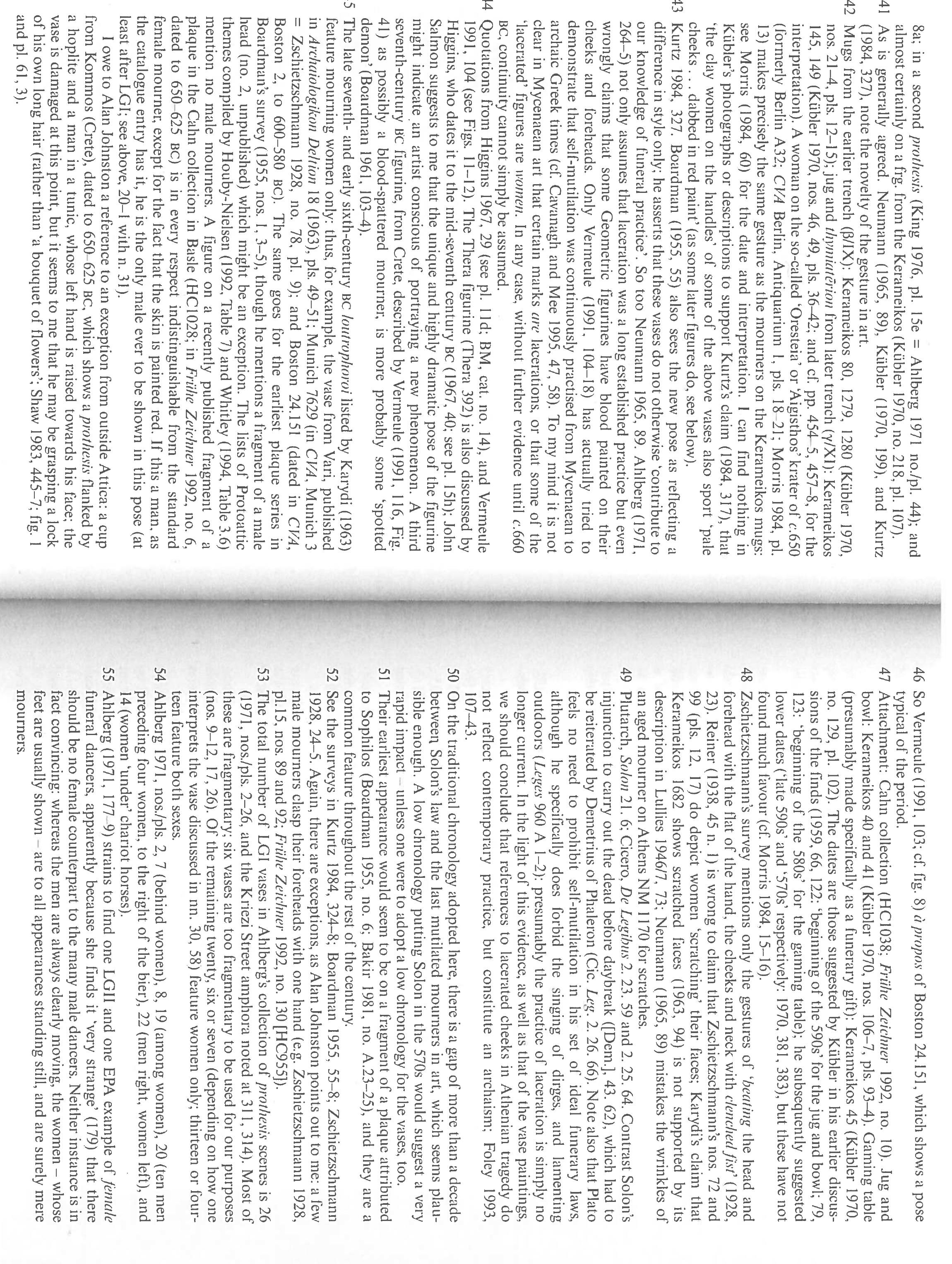 Table 17 - A Brief History Of Tears (L Foxhall and J Salmon,