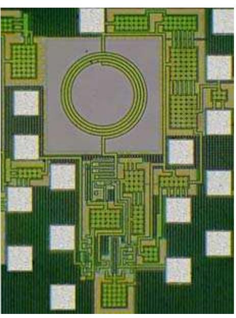 Die photograph of a single cochlear amplifier stage. fig. 2