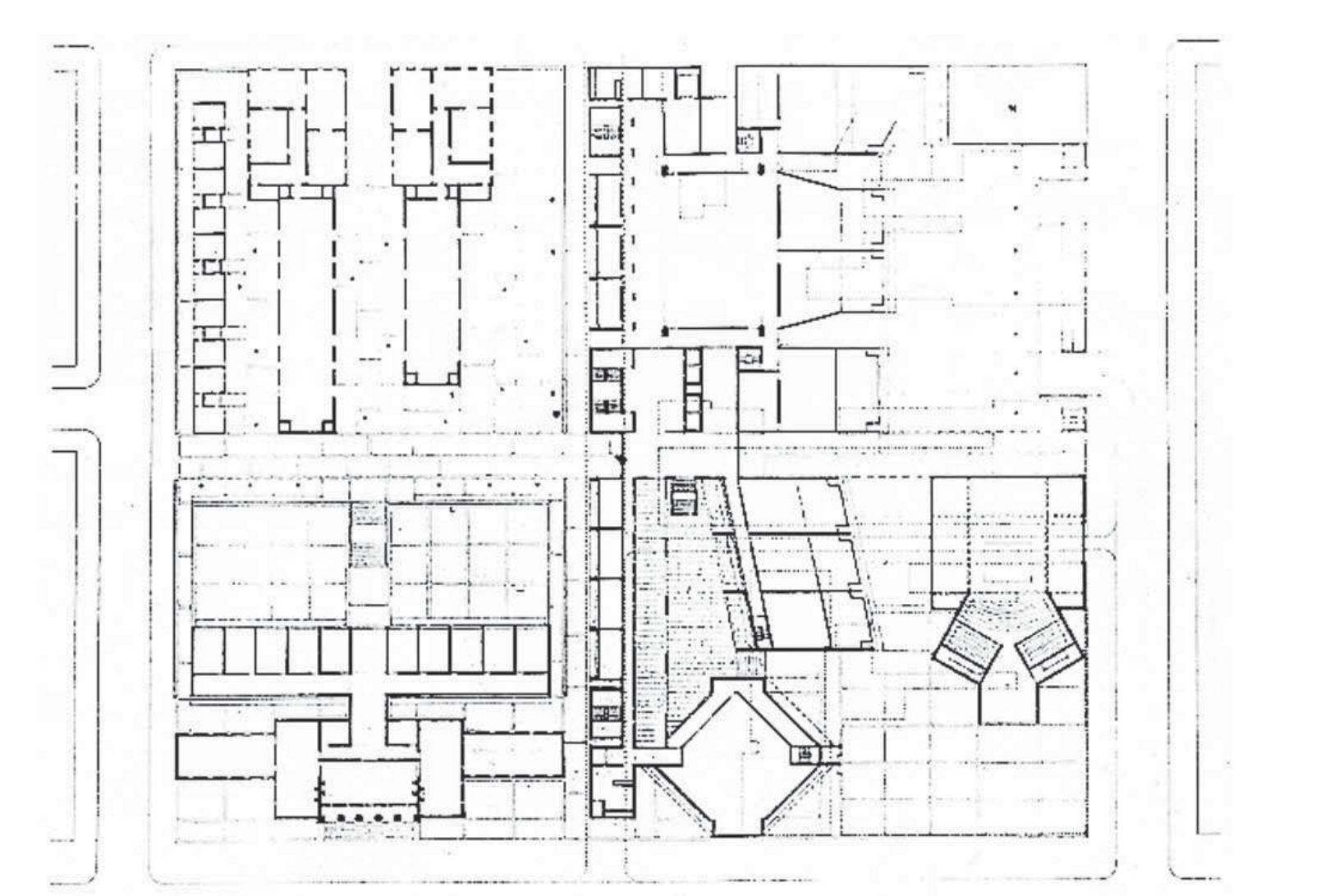17: site plan of kahn’s proposal for the philadelphia