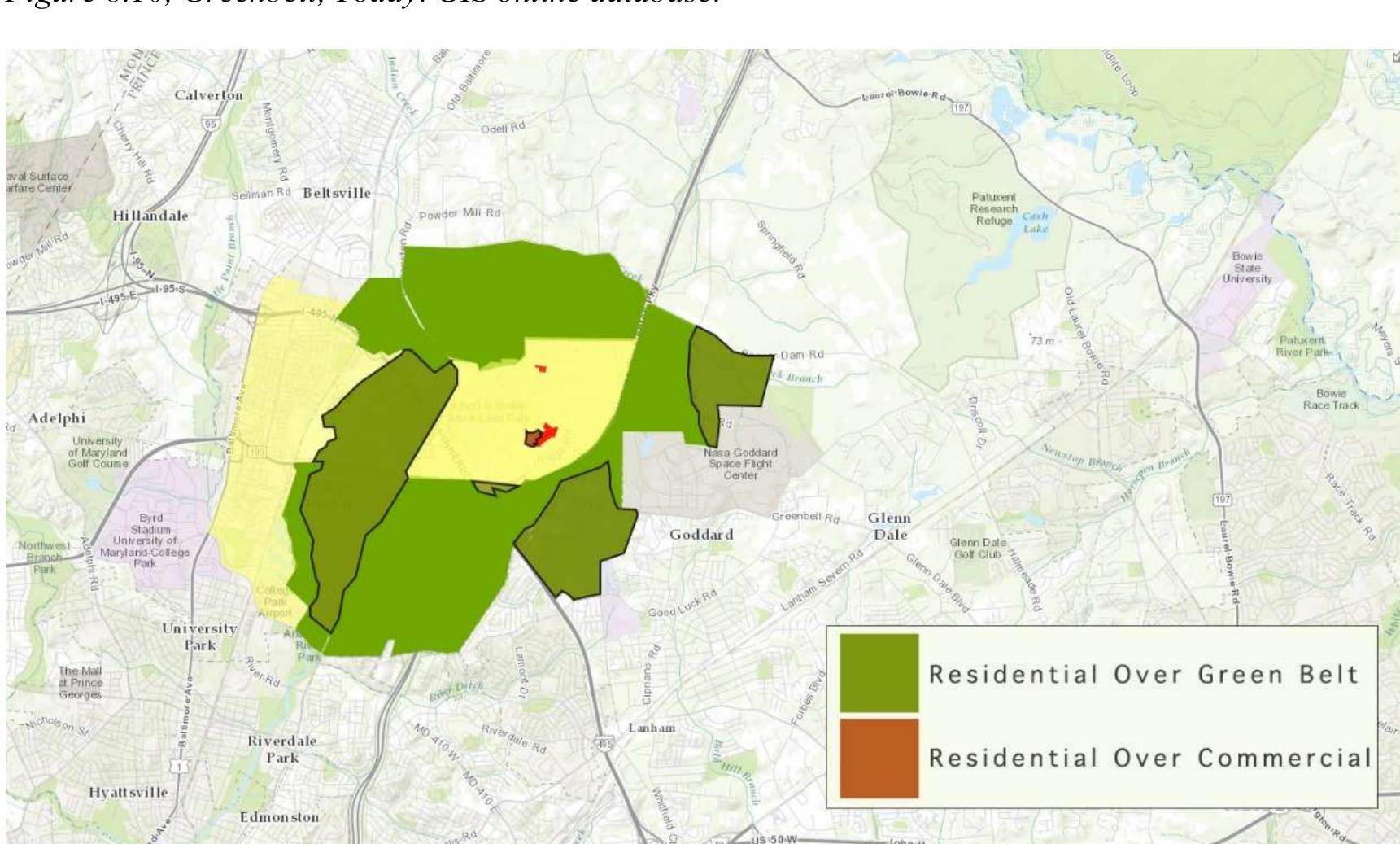11, diagram showing the evolution of greenbelt according to