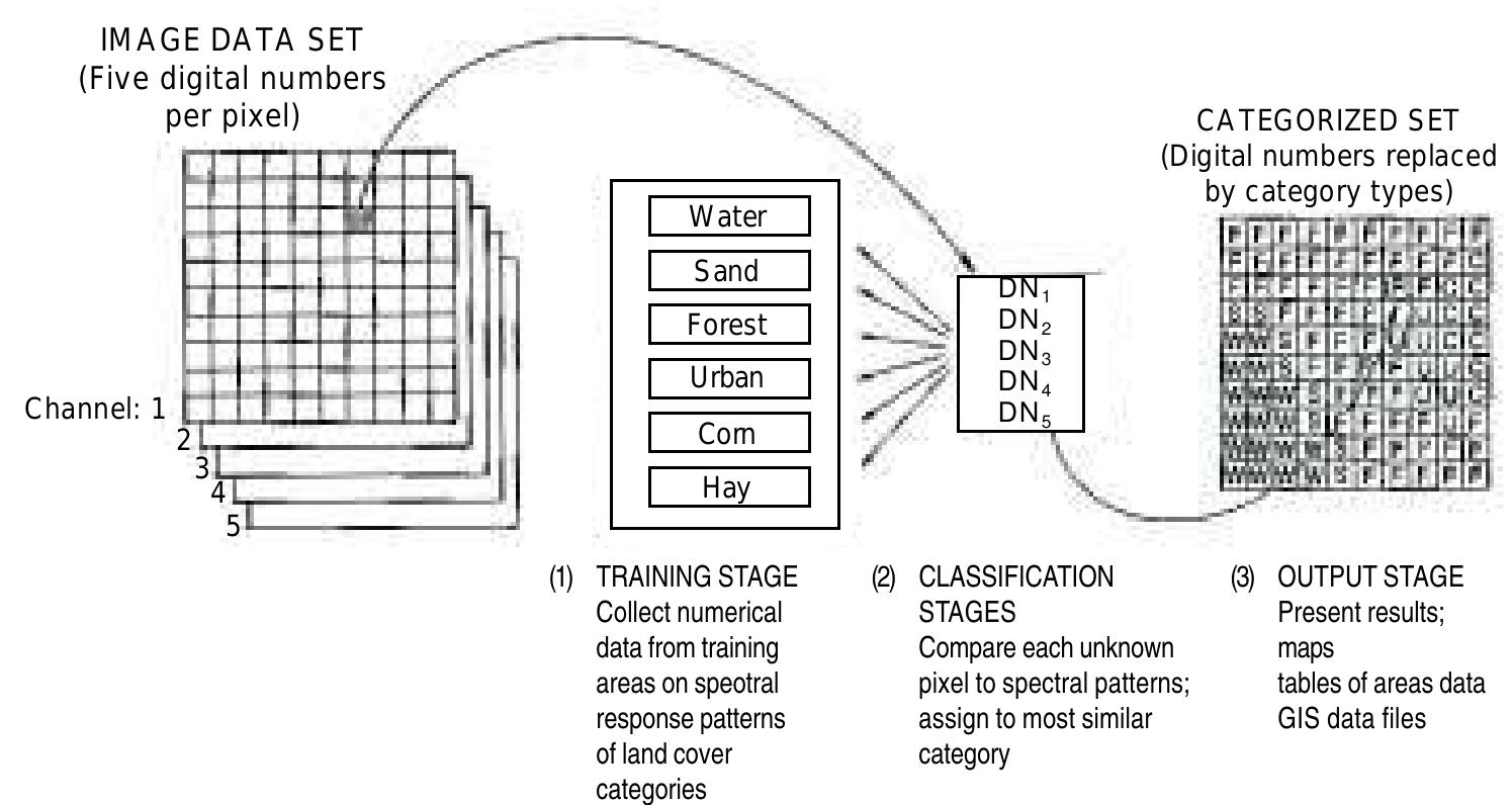 Basic steps in supervised classification