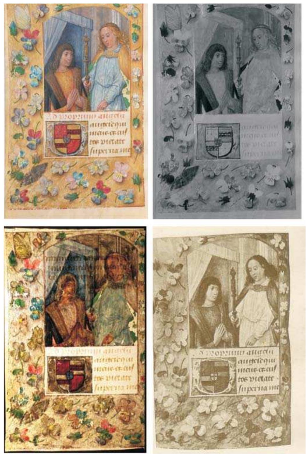 Kbr iv 40, folio 121 verso, images with zenith, ir and