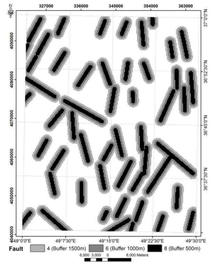Structural layer of the rudbar map sheet. by processing