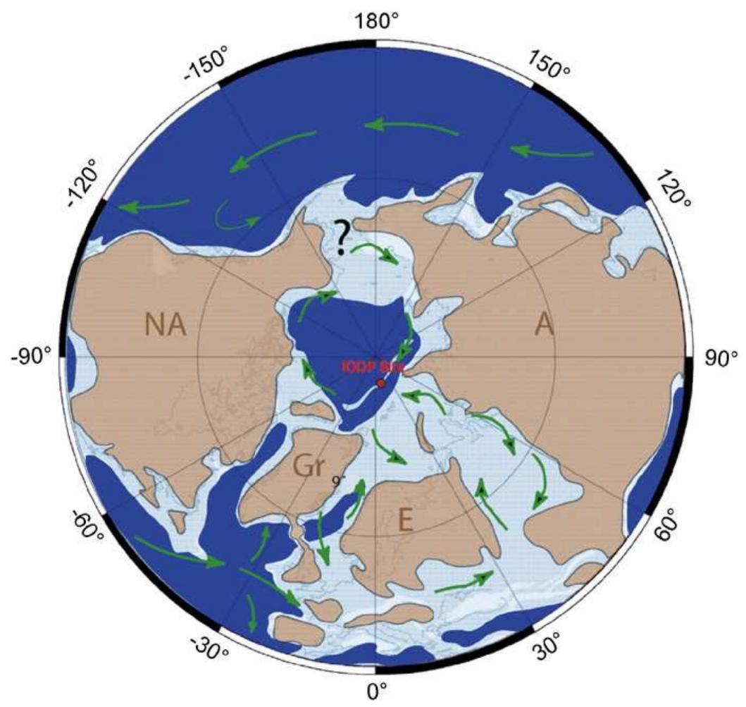 Drilling location of the integrated ocean drilling program