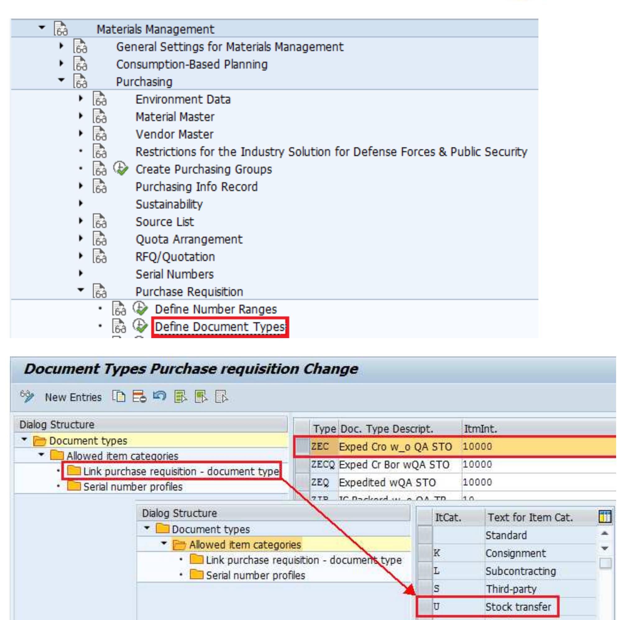 Figure 7 - SAP MRP Settings for auto-generation of Stock