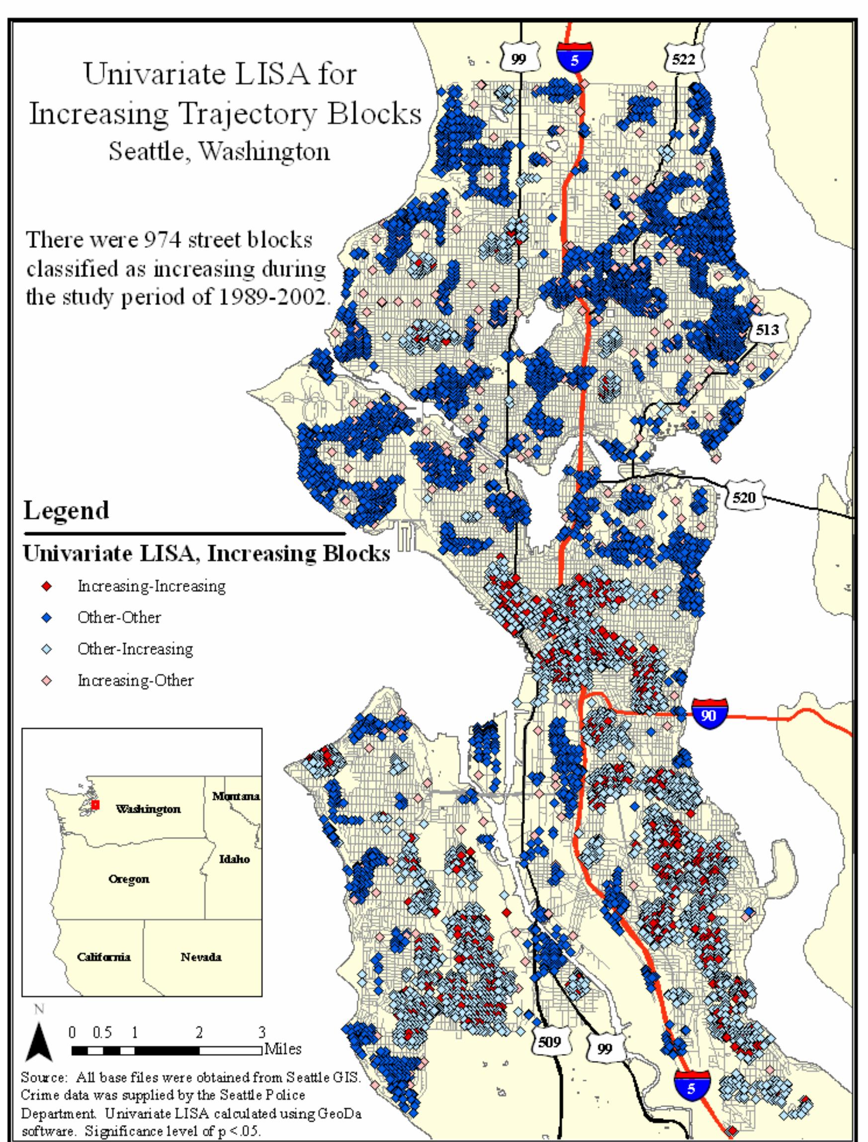 Map 14: lisa — increasing trajectory blocks