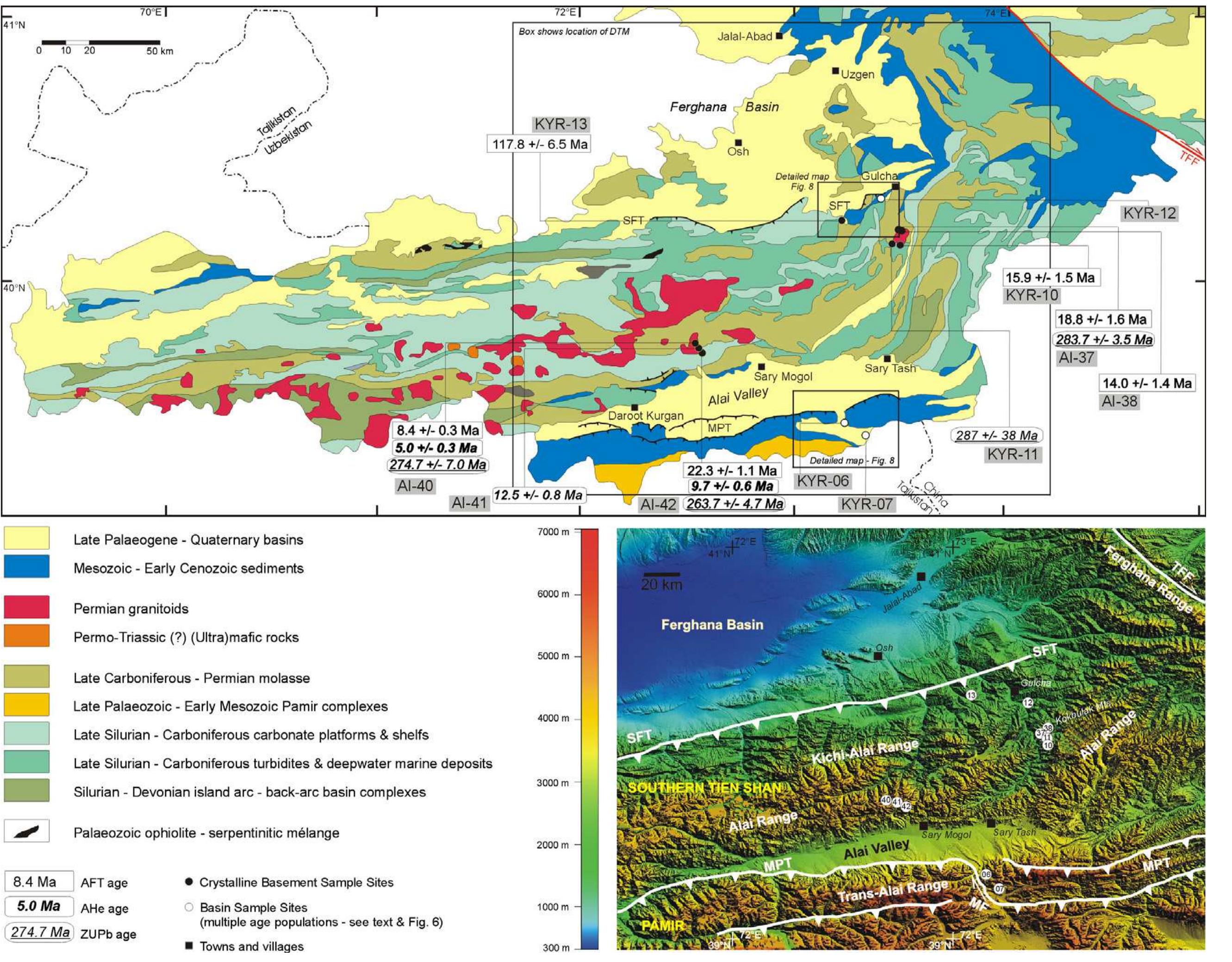 Figure 4 - from Late Palaeozoic and Meso-Cenozoic tectonic