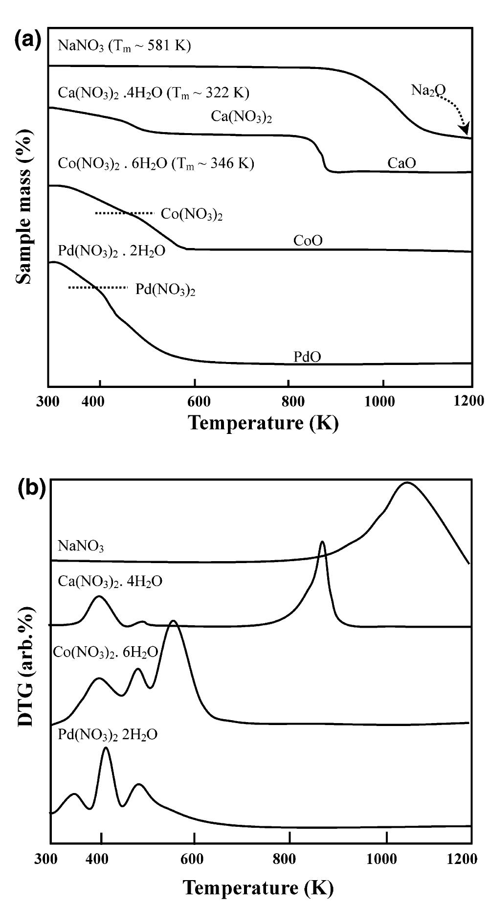 (PDF) Thermal decomposition of metal nitrates in air and hydrogen ...
