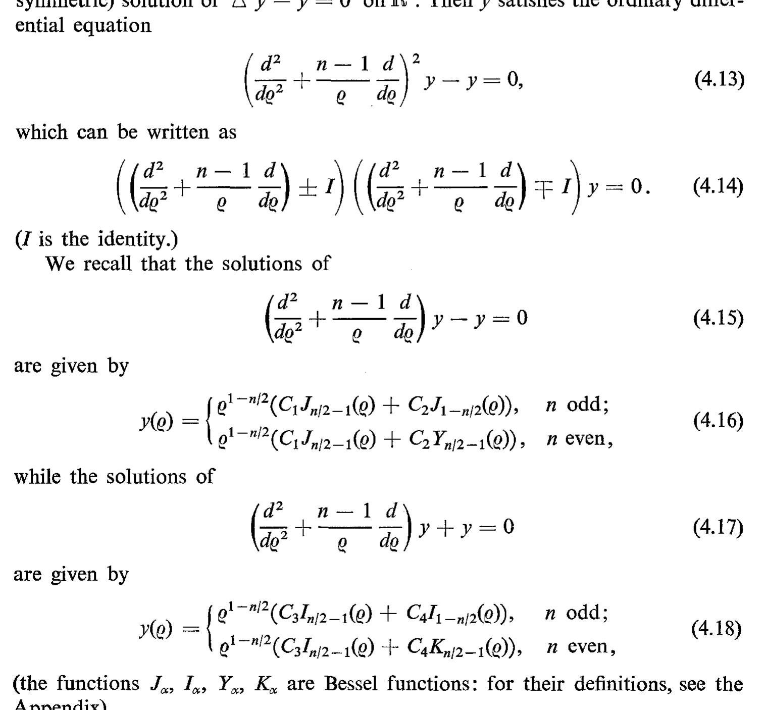 Figure 4 - Critical exponents, critical dimensions and the