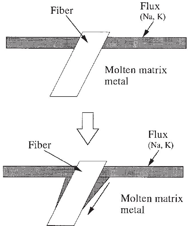 11. schematic diagram showing the infiltration of flux along
