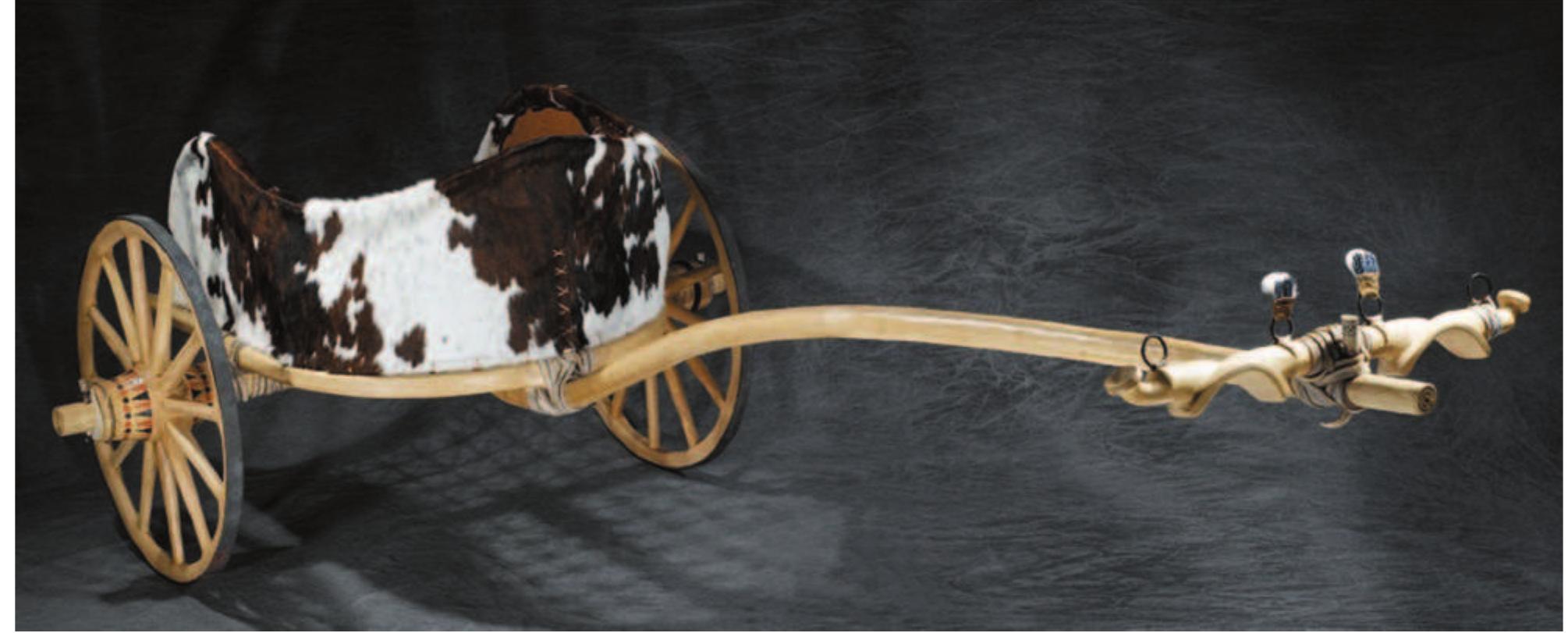 Figure 17 - A 5th century BC Iron Age chariot burial from