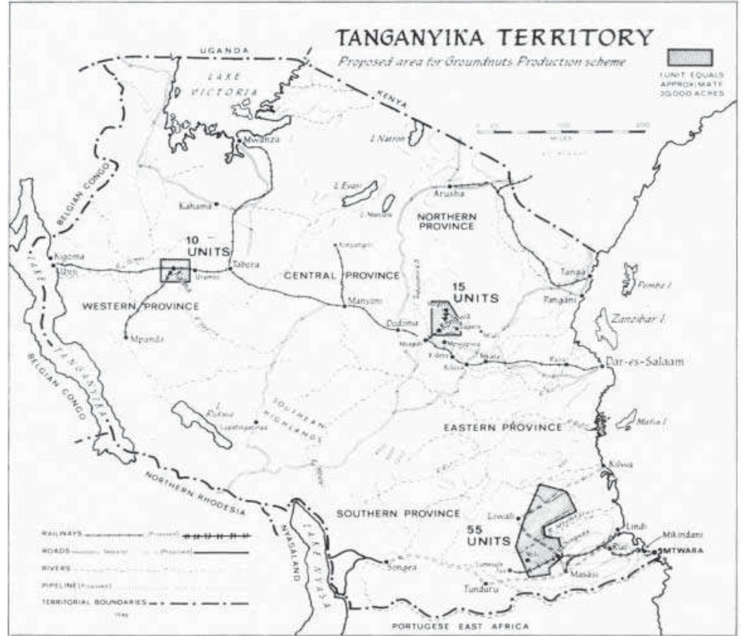 Map 1 the location of the production areas of the groundnut