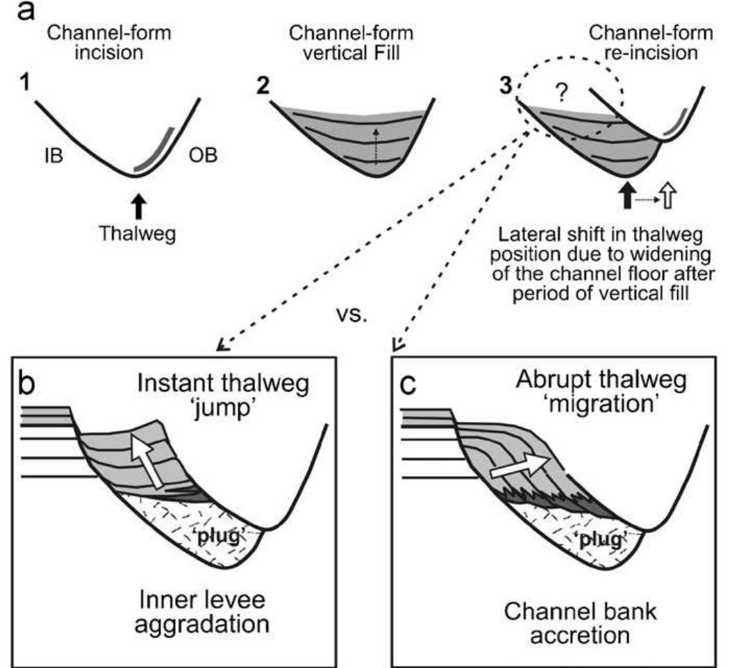 (a) cartoon illustrating plug-and-cut channel-form