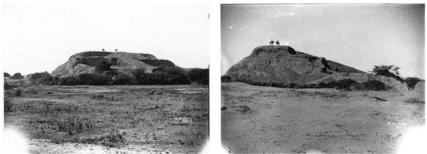 14 photograph of the huaca del taco from the southeast.