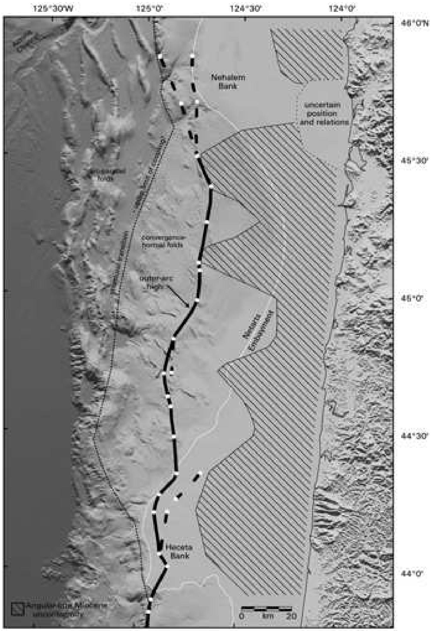 Extent of the late miocene unconformity and correlative
