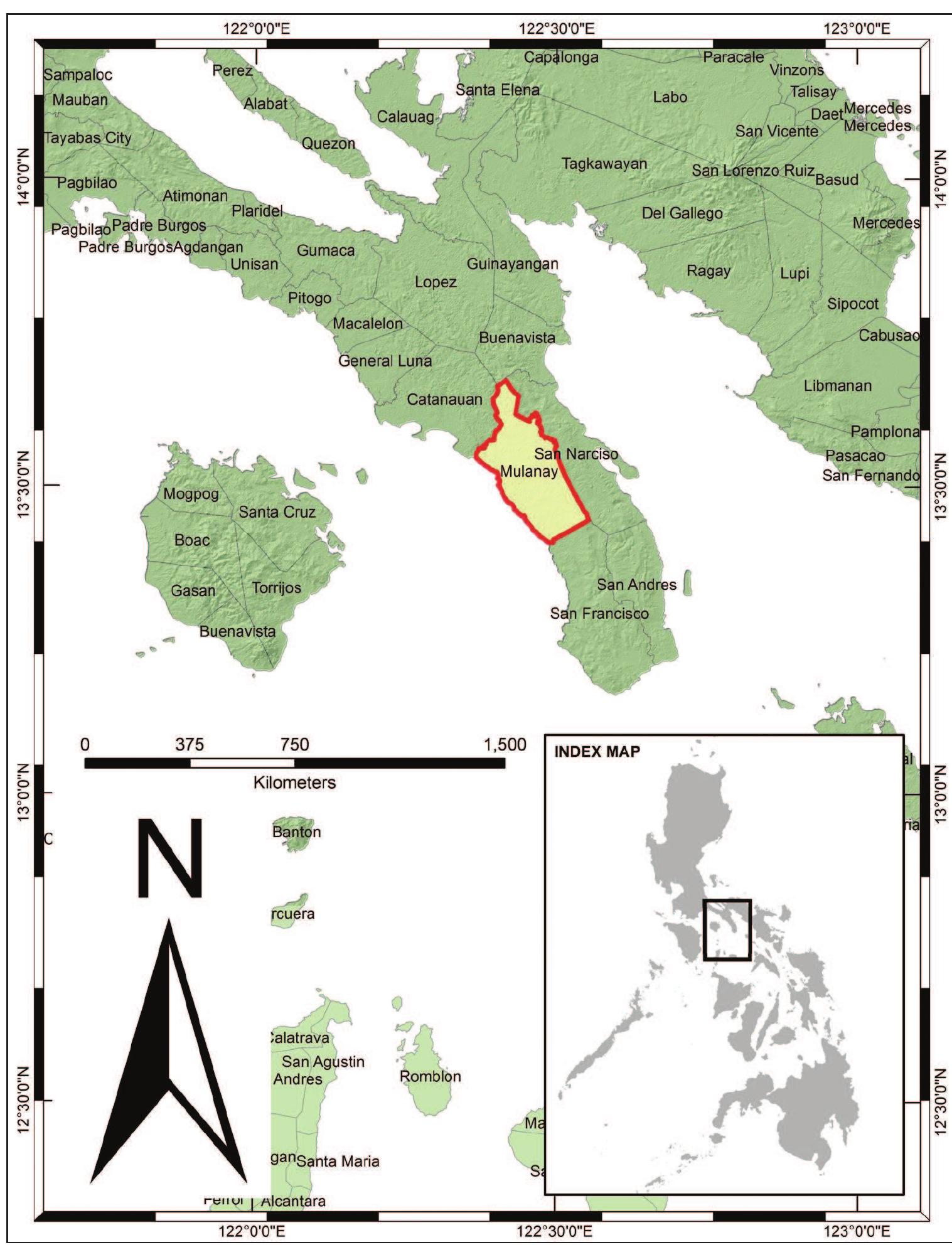 |. map of luzon island showing the geographic location of