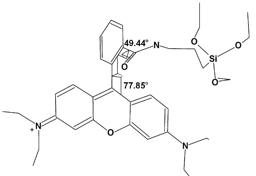 Diagram of rbs showing the equilibrium conformer geometry.