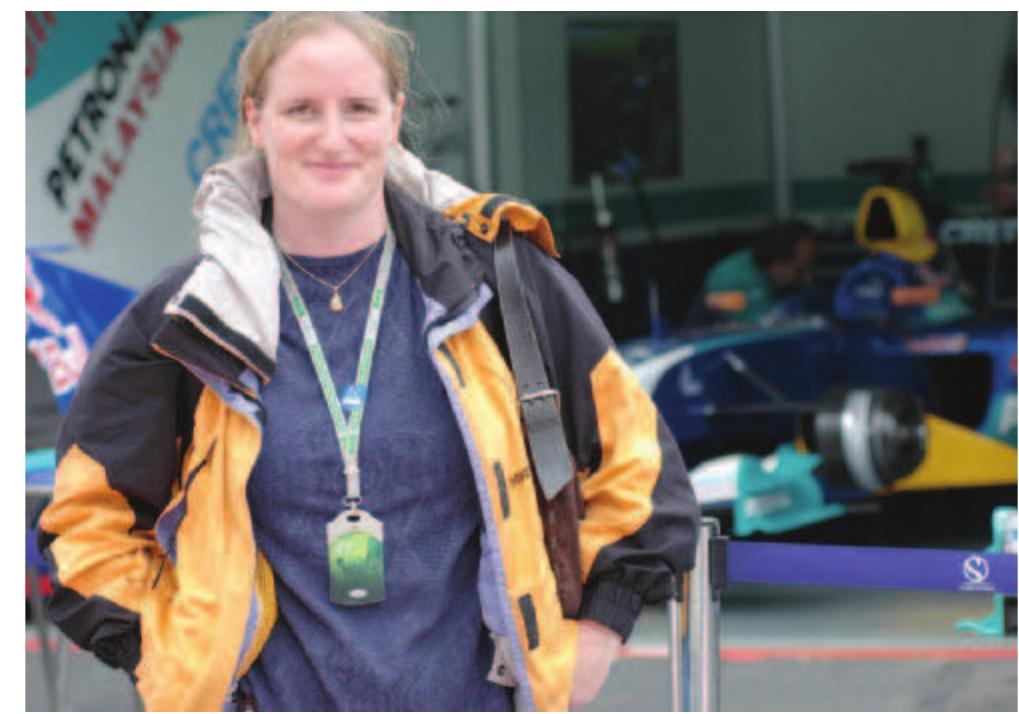 Living the dream: christine lear has fulfilled her racing