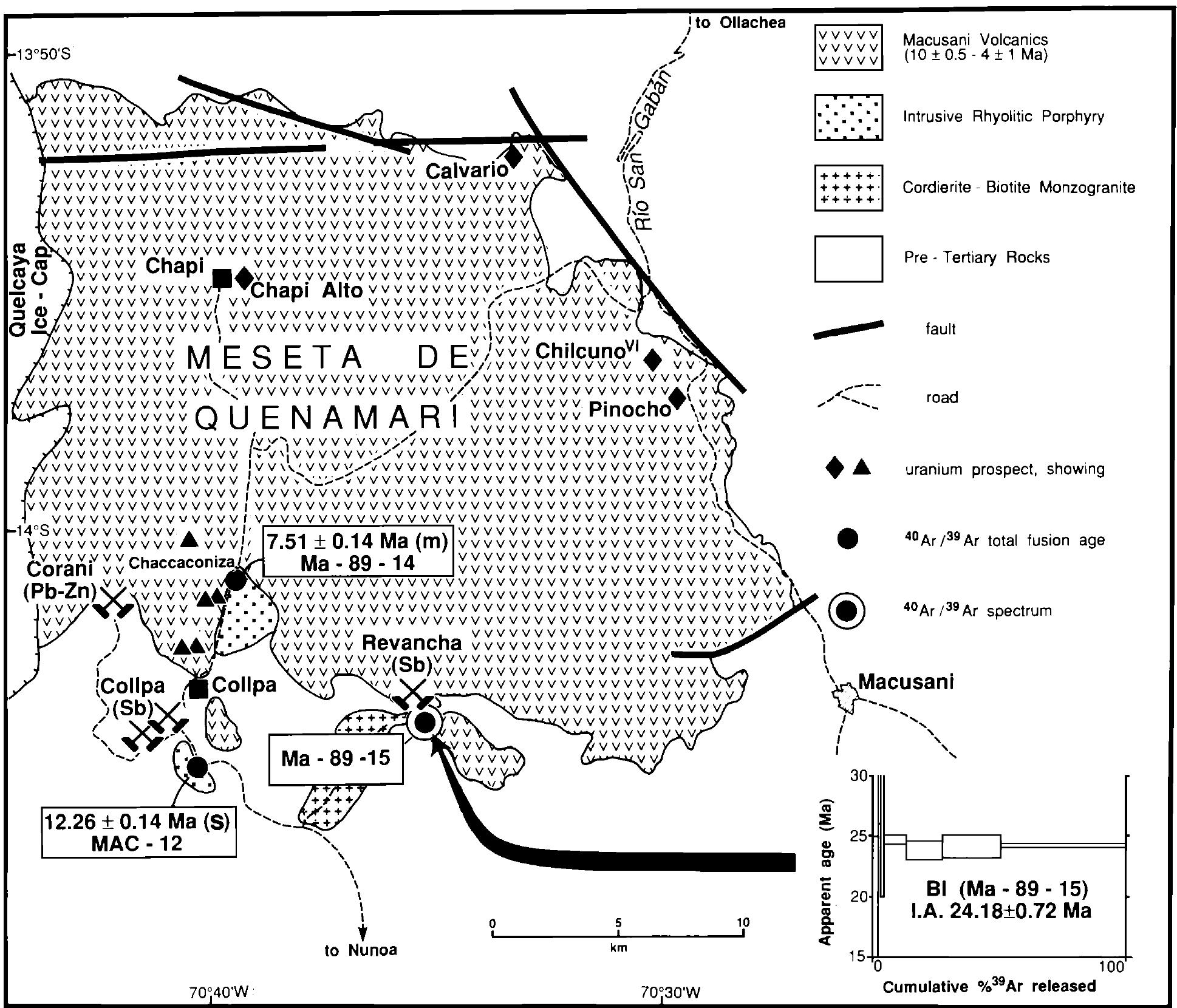 Fic. 16. geologic sketch map of the tertiary rocks of the