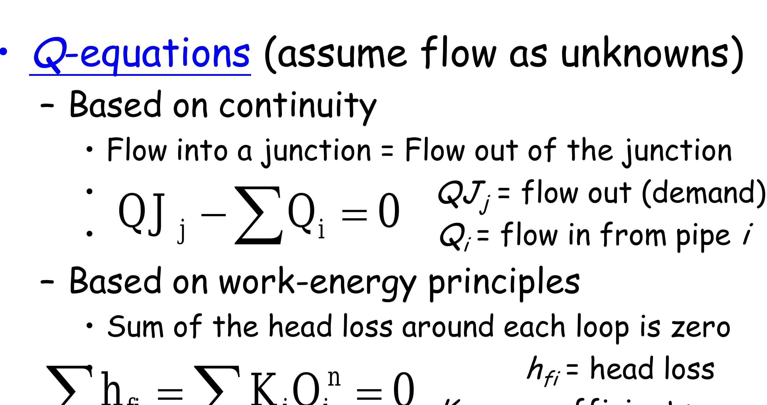 (PDF) Pipe Network Analysis