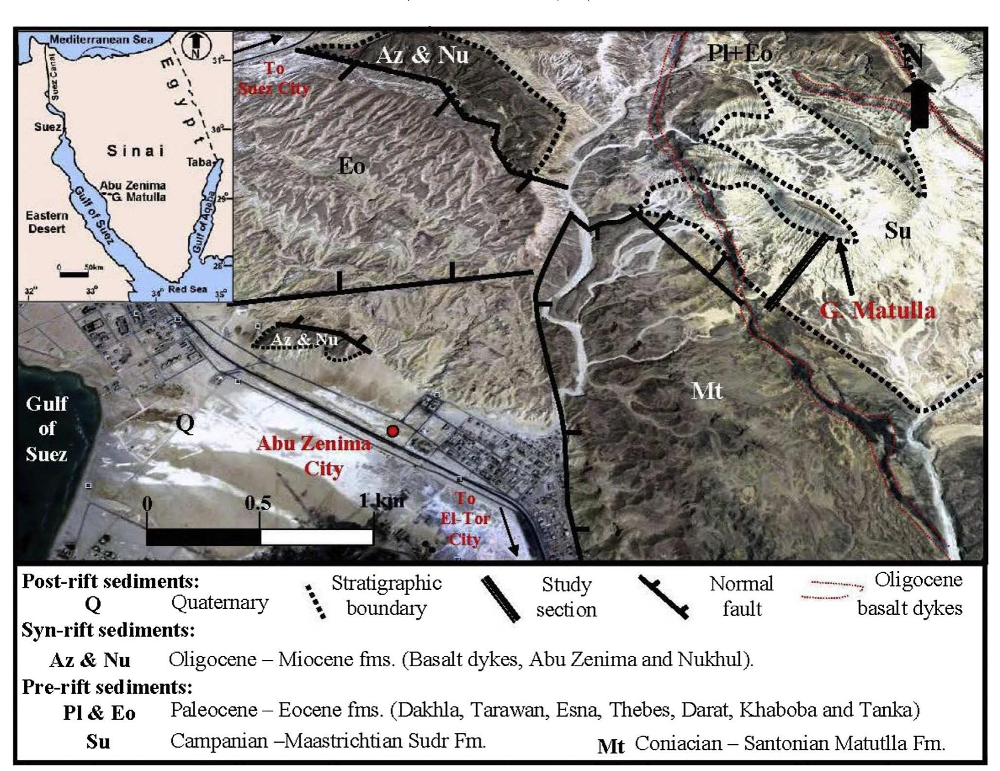 (a) schematic map showing the location of the matulla