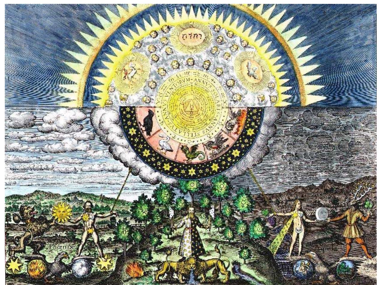 Tabula smaragdina (emerald tablet) by matthieu merian 1618