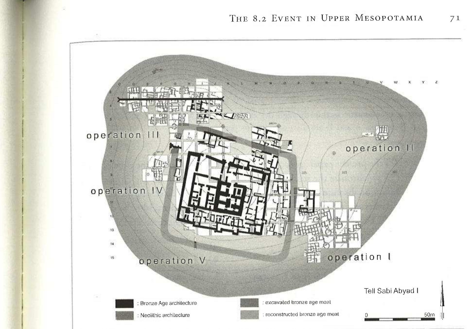 1. map of tell sabi abyad, showing the locations of areas of